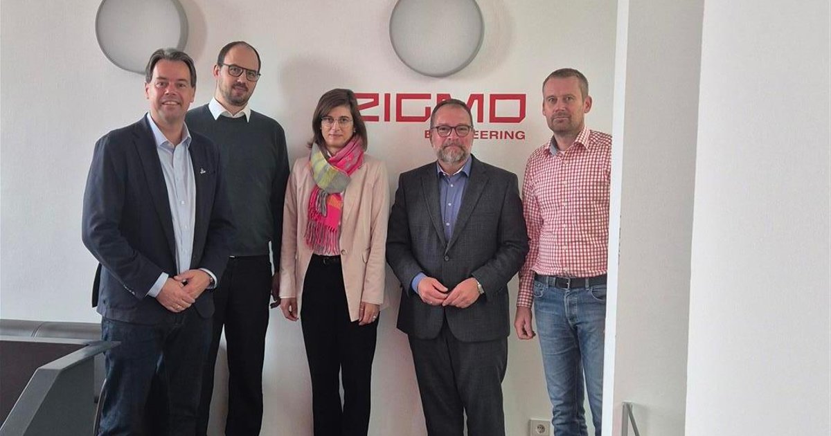 Oberbürgermeister Dr. Nicolas Meyer besucht zigmo engineering GmbH ...